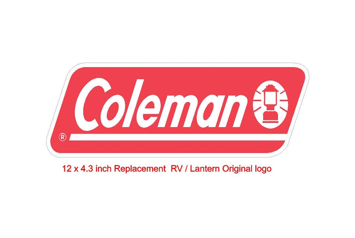 Coleman by Fleetwood Sticker Label for RV Trailer Lantern Stove Lamp ...
