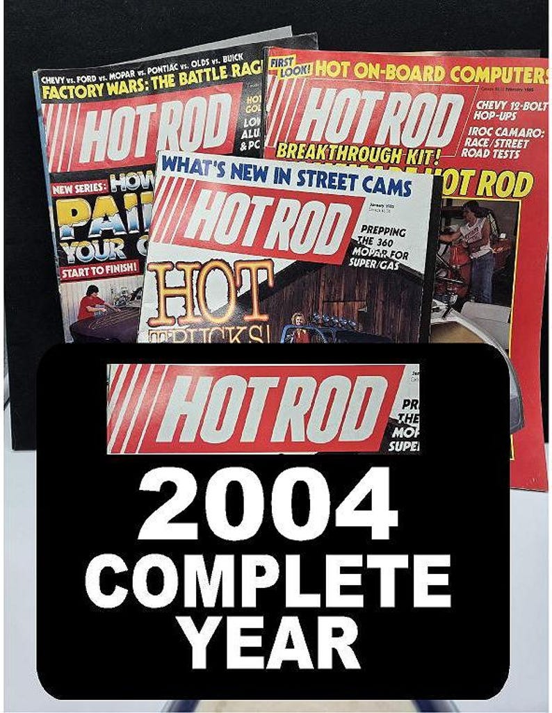 2004 Vintage Hot Rod Lot of 12 Magazines - Etsy