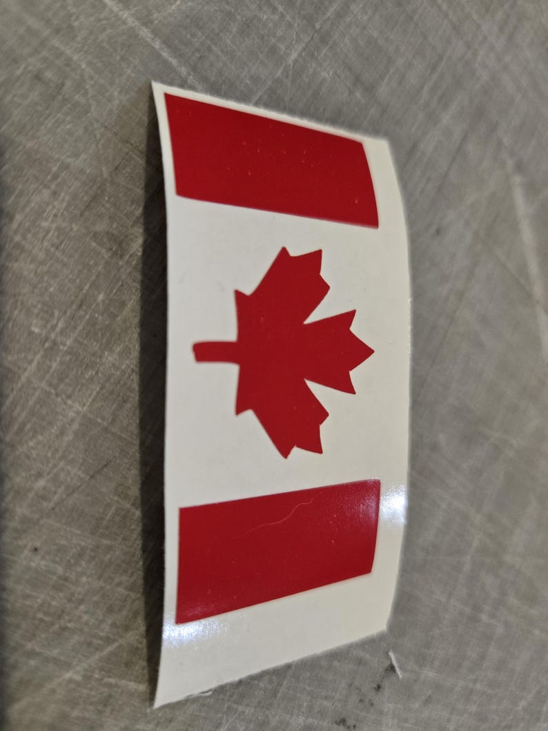 Canada Canadian Flag Decal Vinyl Sticker Various Sizes Car Truck Laptop ...
