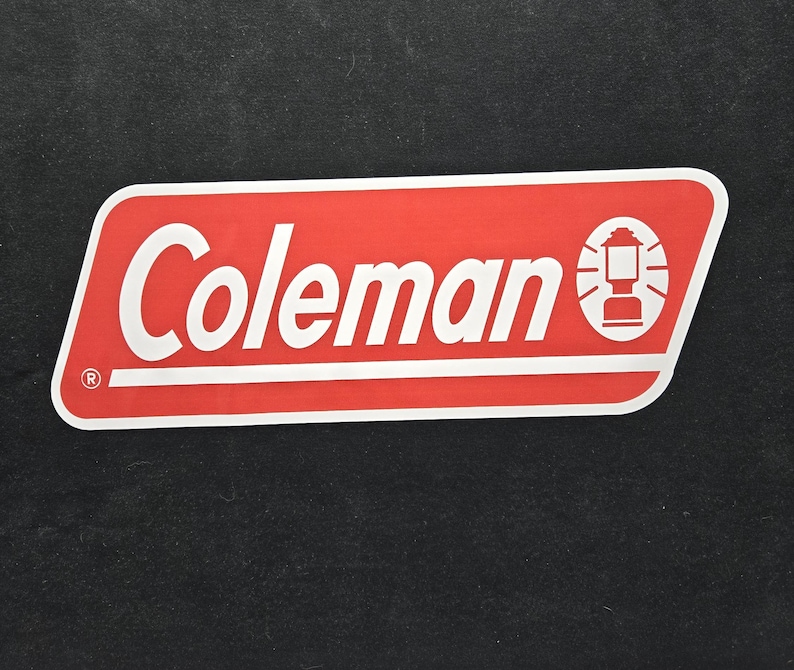 Coleman by Fleetwood Sticker Label for RV Trailer Lantern Stove Lamp ...