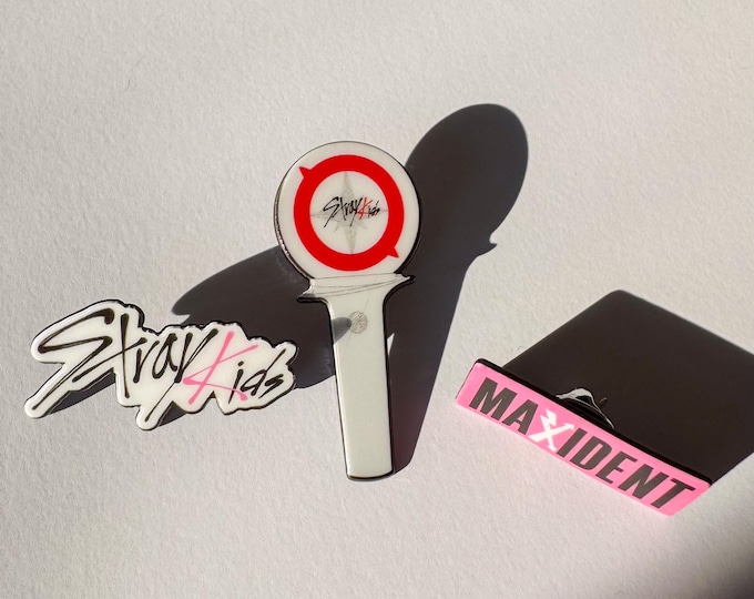 Stray Kids Pins, Skz Kpop, Set of Three Pins, Gift Idea - Etsy