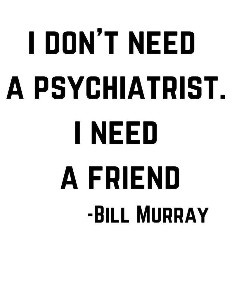 Bill Murray Quote Poster (digital Download) - Etsy