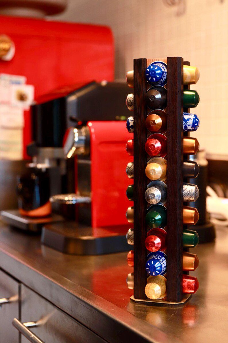 Elegant Capsule Coffee Pod Tower Stand - Stylish Storage Solution for ...
