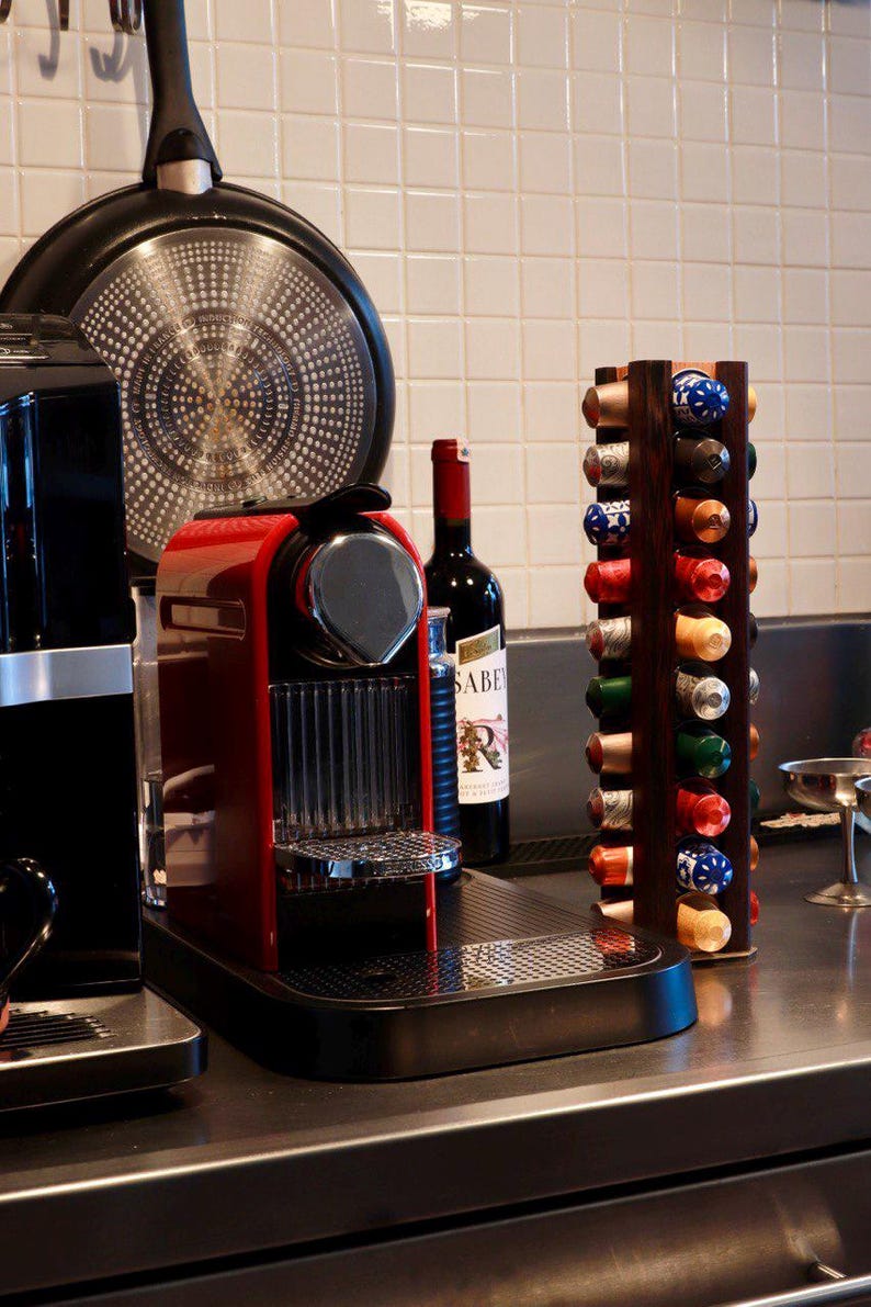 Elegant Capsule Coffee Pod Tower Stand - Stylish Storage Solution for ...