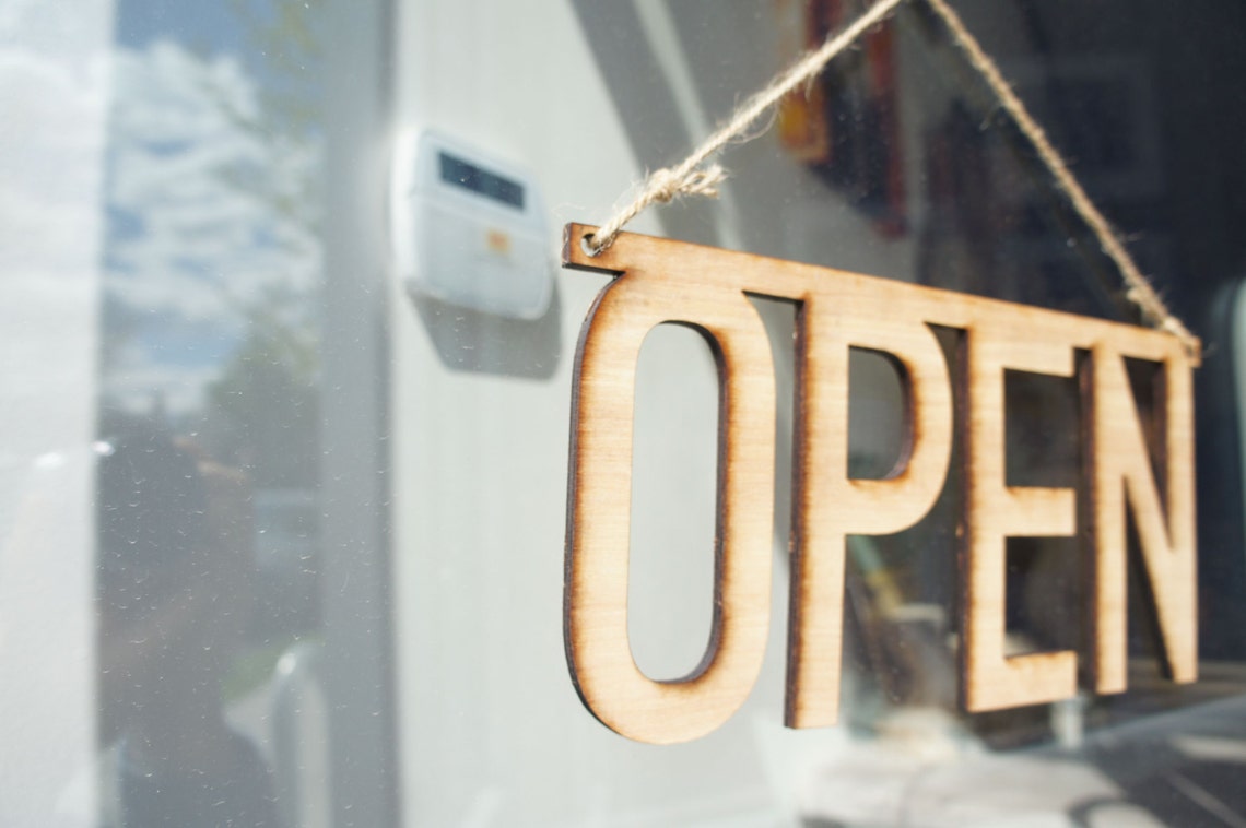 Open Sign Door Sign Name Sign Business Sign Custom Cut - Etsy