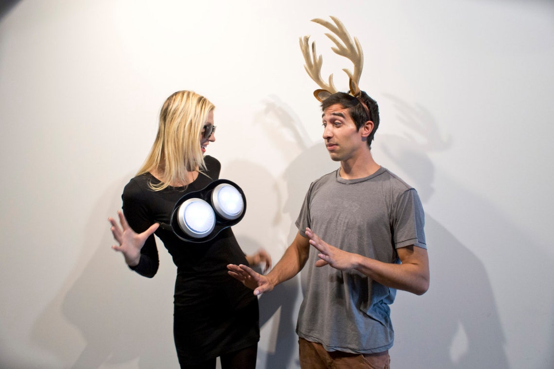 Deer in the Headlights Couples Halloween Costume Pun Play on - Etsy