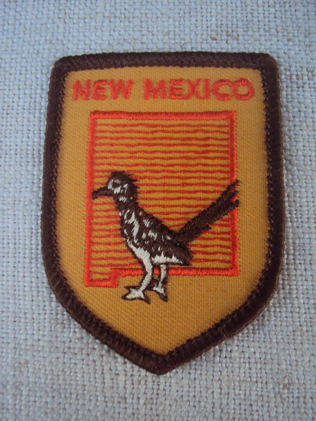 Vintage New Mexico Road Runner Travel Patch - Etsy