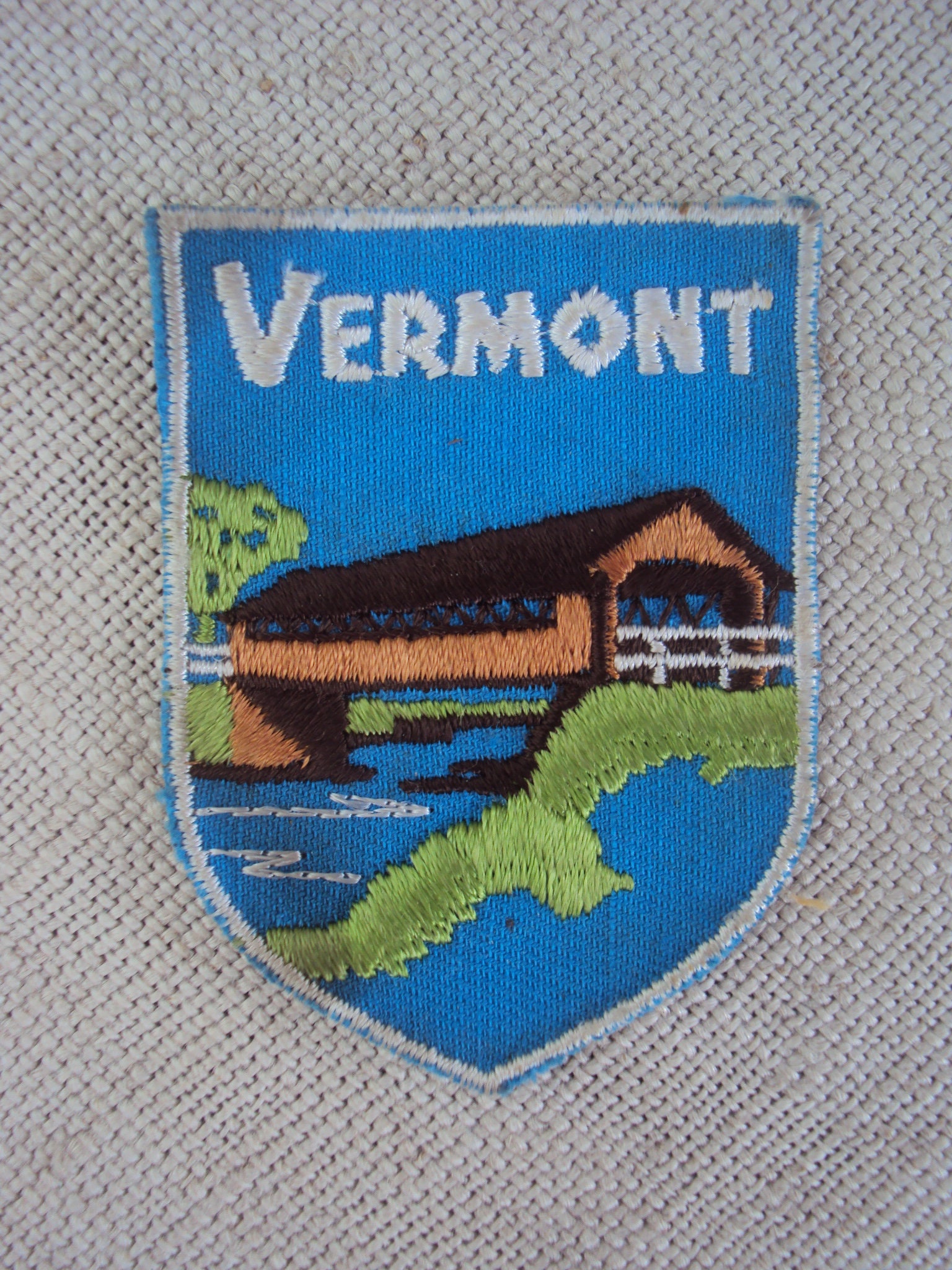 Vermont Vintage Souvenir Travel Patch by Impko Art & Collectibles ...