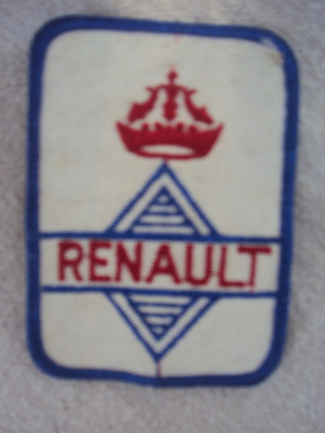 Vintage 60s RENAULT Uniform Sew on Patch White, Blue and Red - Etsy