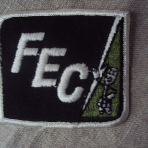 Vintage 70s FEC ELECTRIC Cooperative Inc Sew on Iron on Company Uniform ...