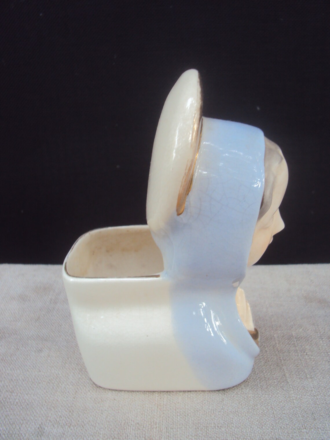 Relpo 5 1/2" Ceramic Virgin Mary Planter Figurine Catholic Blessed ...