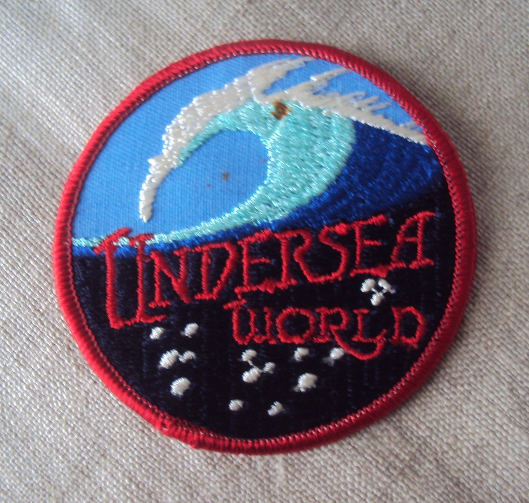 Vintage 1960s Under Sea World Travel Patch - Etsy