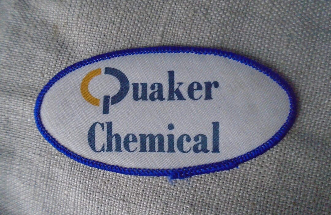 Vintage 70s Quaker Chemical Uniform Sew on Patch - Etsy