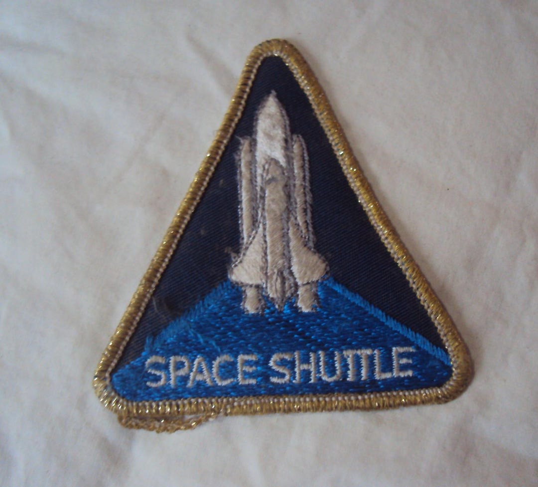 Vintage 70s 80s Space Shuttle Sew on Patch - Etsy