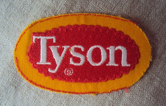 Vintage 80s Tyson Iron on Sew on Patch Uniform Patch | Etsy