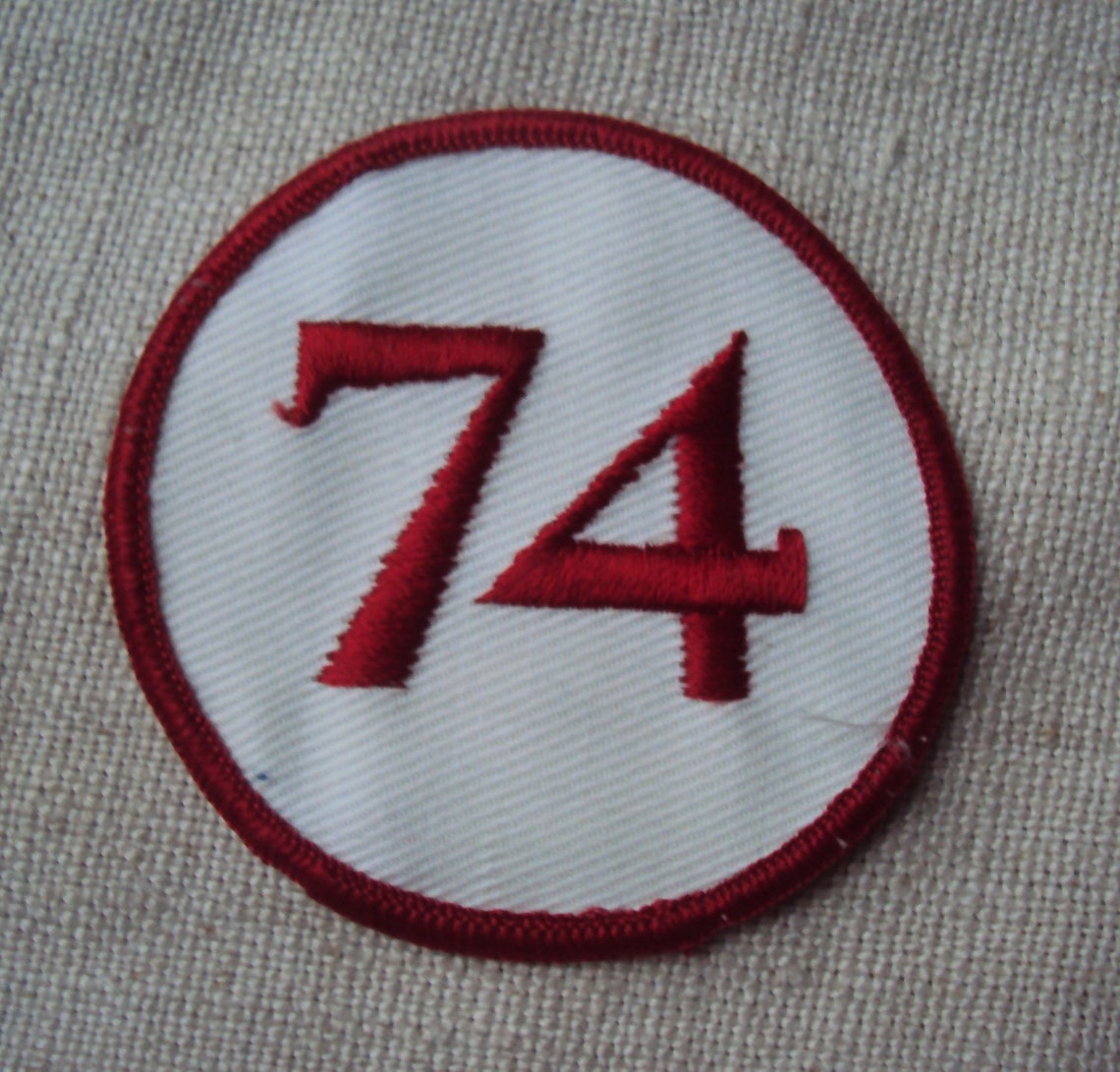 Vintage 1970s NUMBER 74 Variety of Colors Stick on Sewon - Etsy
