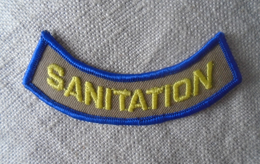 Vintage Sanitation Uniform Patch - Etsy