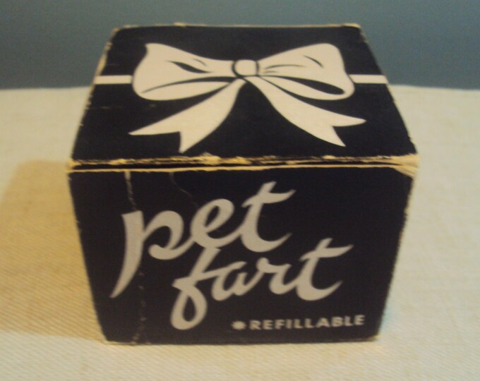 Vintage "pet Fart" Gag Gift Comic Bathroom Decor Gift Four Kids Novelty ...