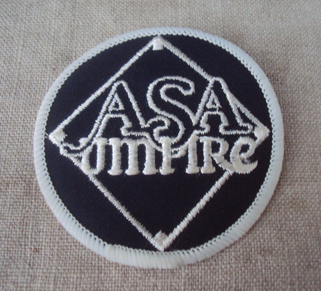 Vintage ASA Umpire Patch Amateur Softball ASSN. Patch Baseball - Etsy