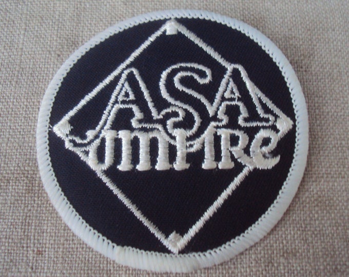 Vintage ASA Umpire Patch Amateur Softball ASSN. Patch Baseball Patch - Etsy