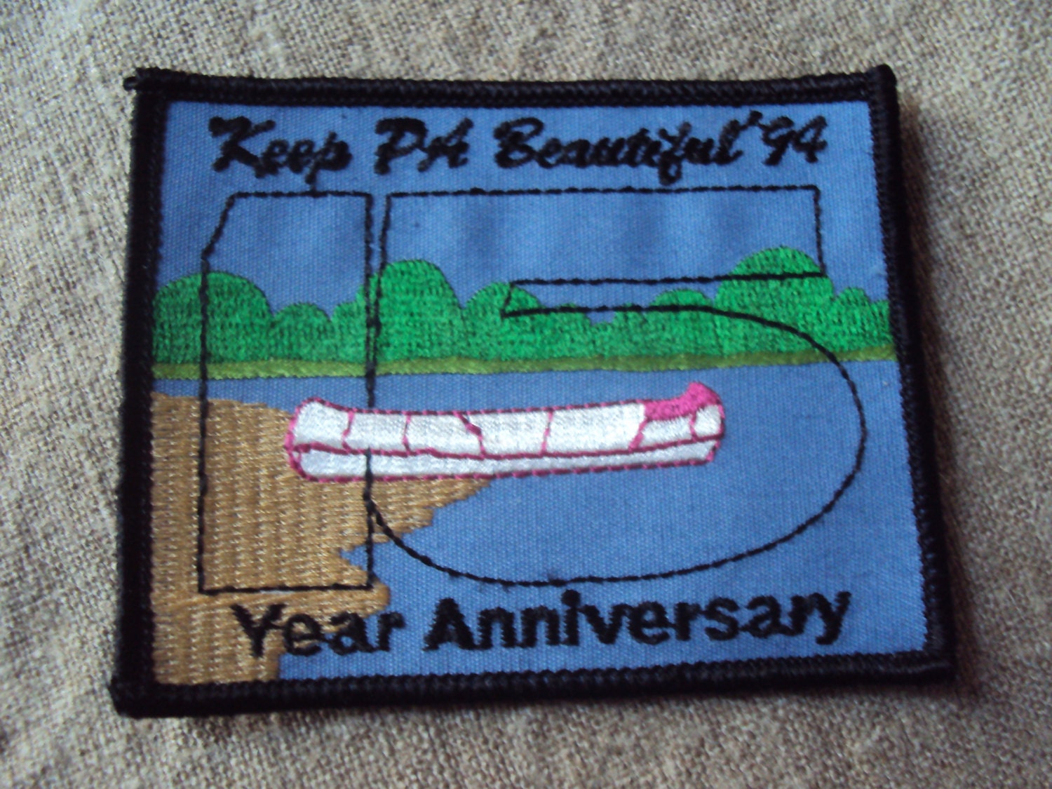 Vintage Keep PA Beautiful 94 15 Year Anniversary Iron on Sew - Etsy