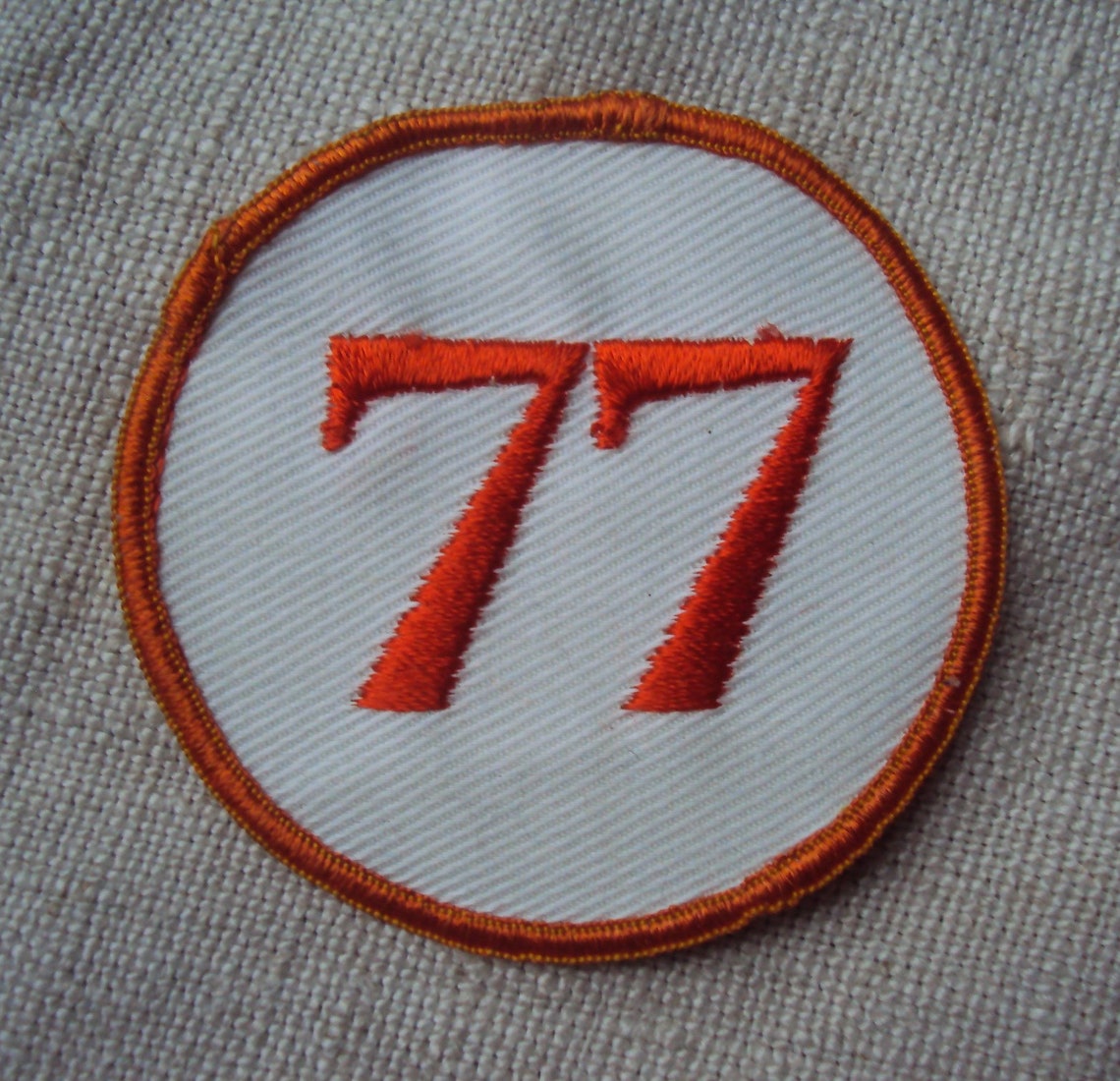 Vintage 1970s NUMBER 77 Variety of Colors Stick on Sew on - Etsy