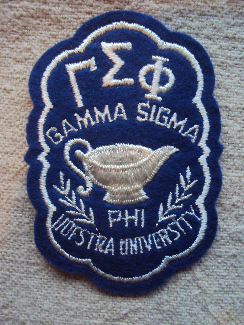 Vintage 50s 60s Sew on Fraternity Shield Crest Patch for Gamma - Etsy