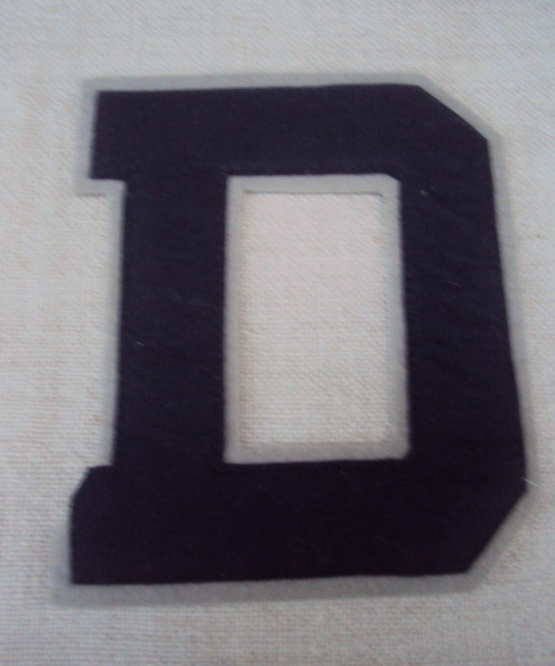 Vintage 50s 60s 5.5 Inch Large Sized Letter D Varsity University Wool ...