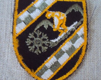 Skiing Patch - Etsy