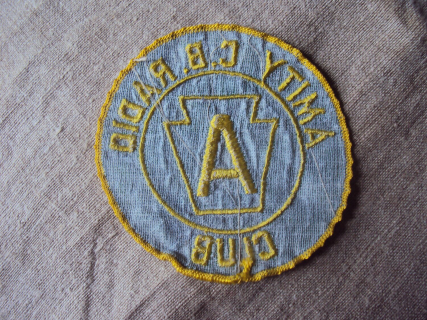 Vintage 1970s Amity C B Radio Club Sew on Patch | Etsy