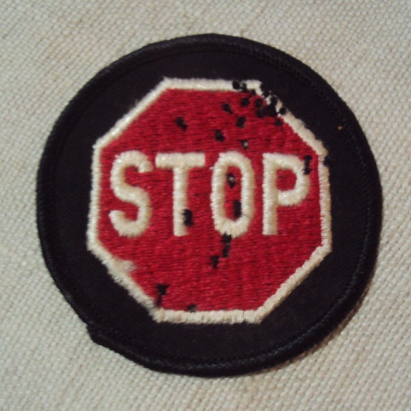 Vintage Stop Sign - Etsy
