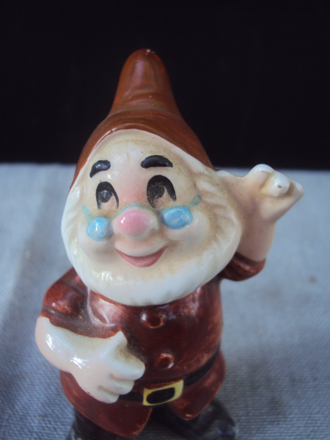 Vintage Snow White Dwarf Ceramic Porcelain Figurine Walt - Etsy