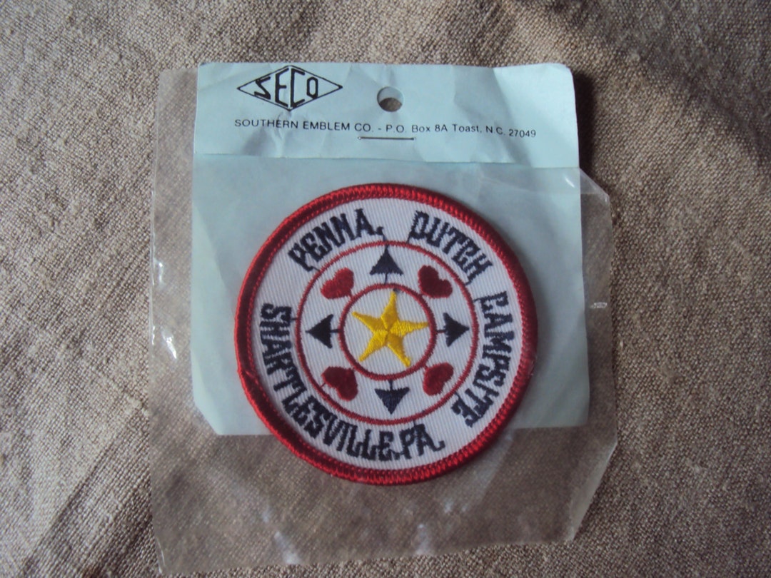 Vintage 1970s PENNA DUTCH CAMPSITE Shartlesville, Pa Sew on Patch - Etsy