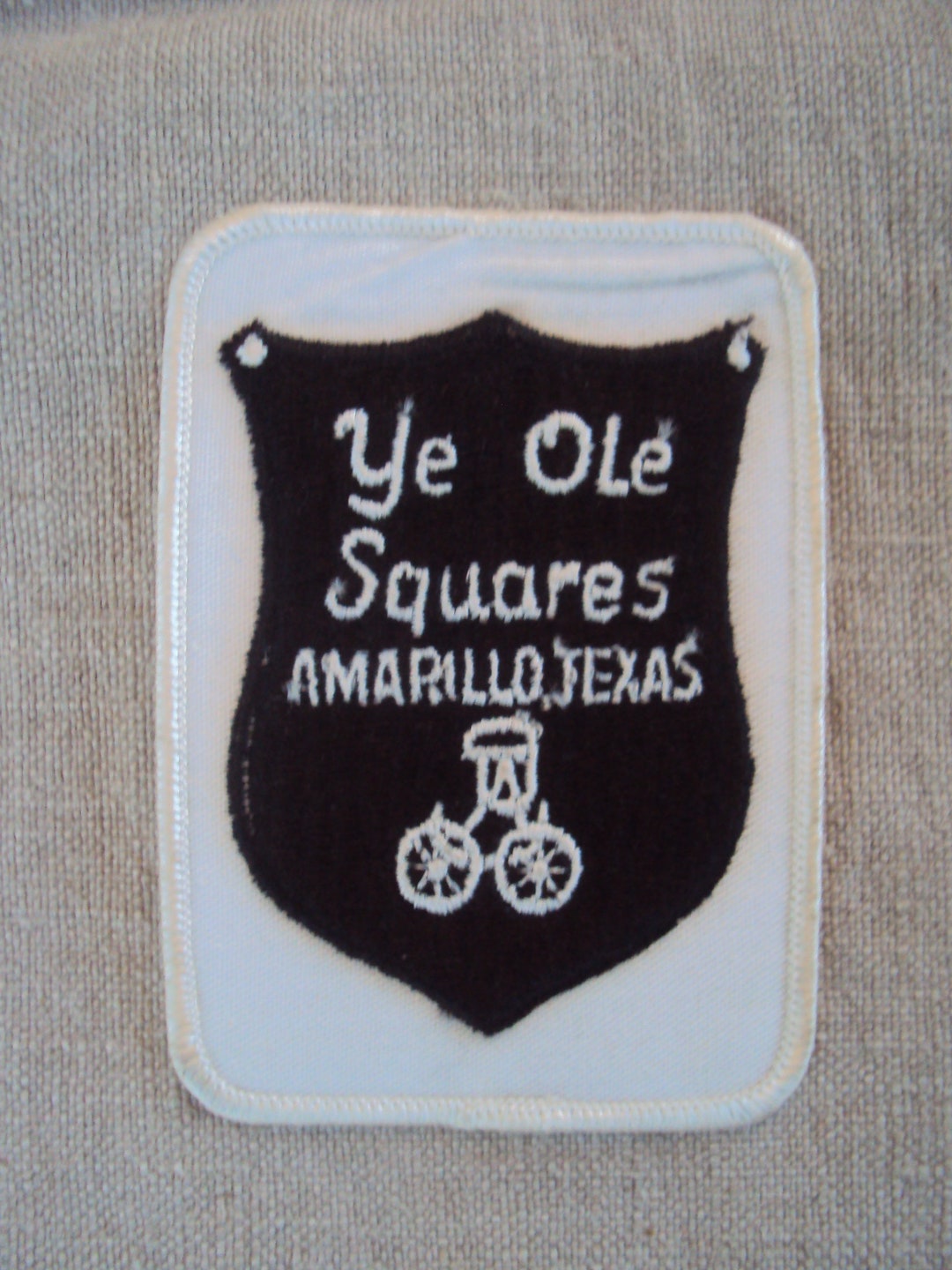 Vintage 70s Ye Ole Squares Amarillo Texas Sew on Iron on Patch - Etsy