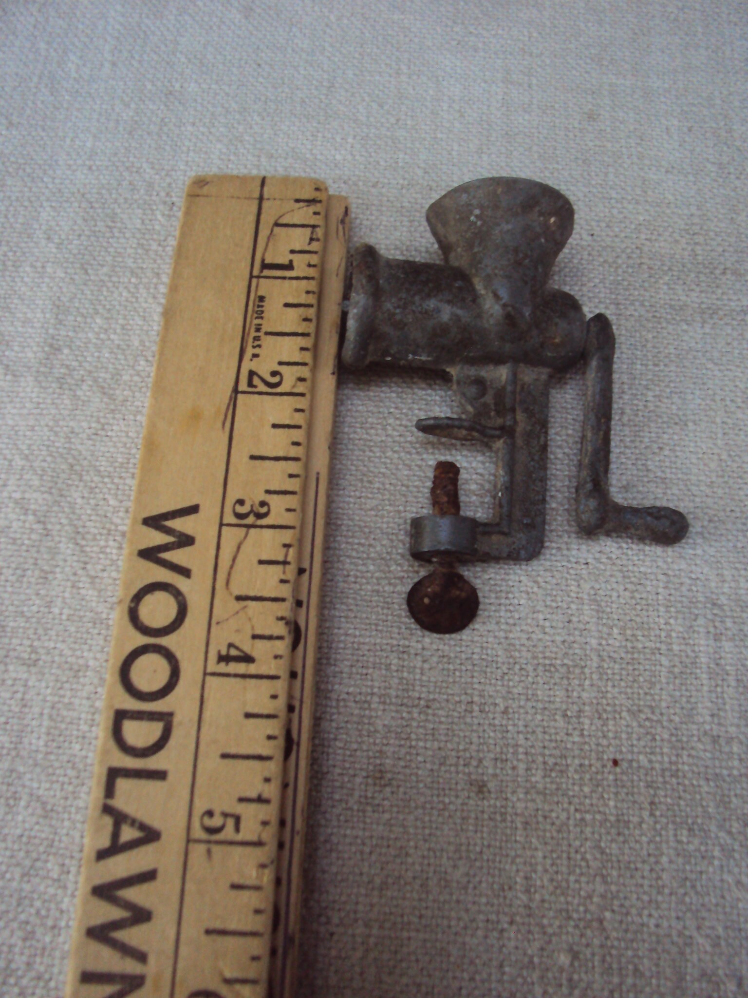 Vintage Metal Tiny Child's Meat Grinder Antique Toy Cooking Item Free ...