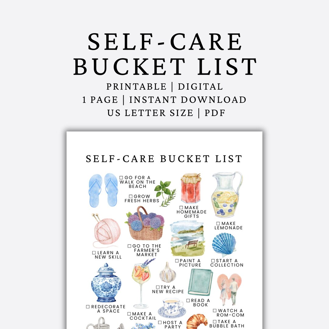 Self-care Bucket List | Nancy Meyers Inspired | Coastal Wellness ...