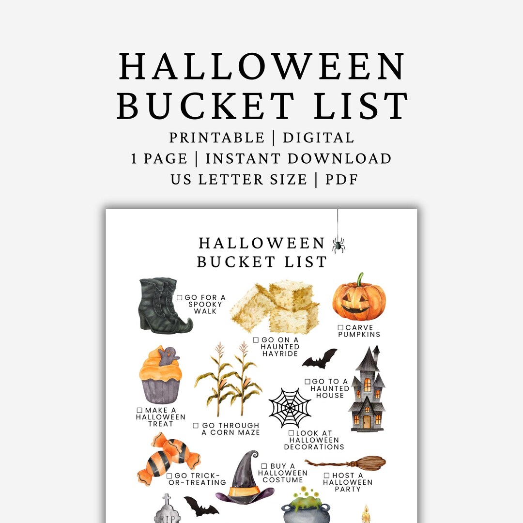 Halloween Bucket List, Spooky, Halloween Activities, Fall Activities ...