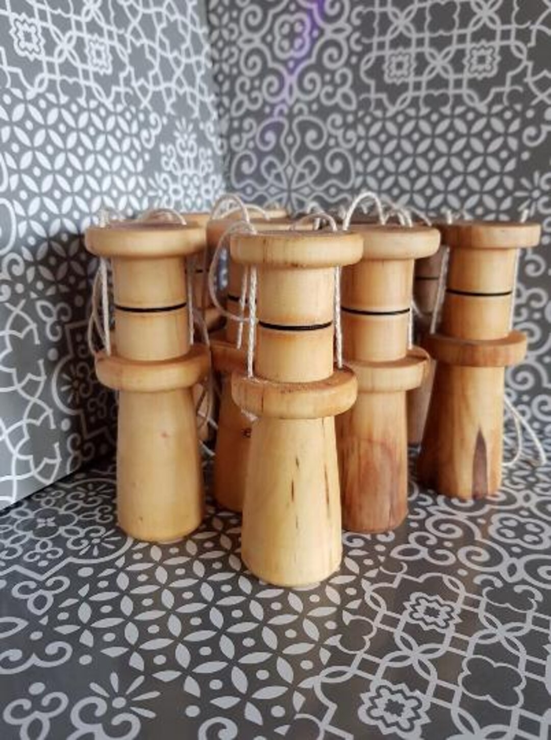 17th Century Bandolier Powder Bottle DUMMYS Apostle Flask English Civil ...