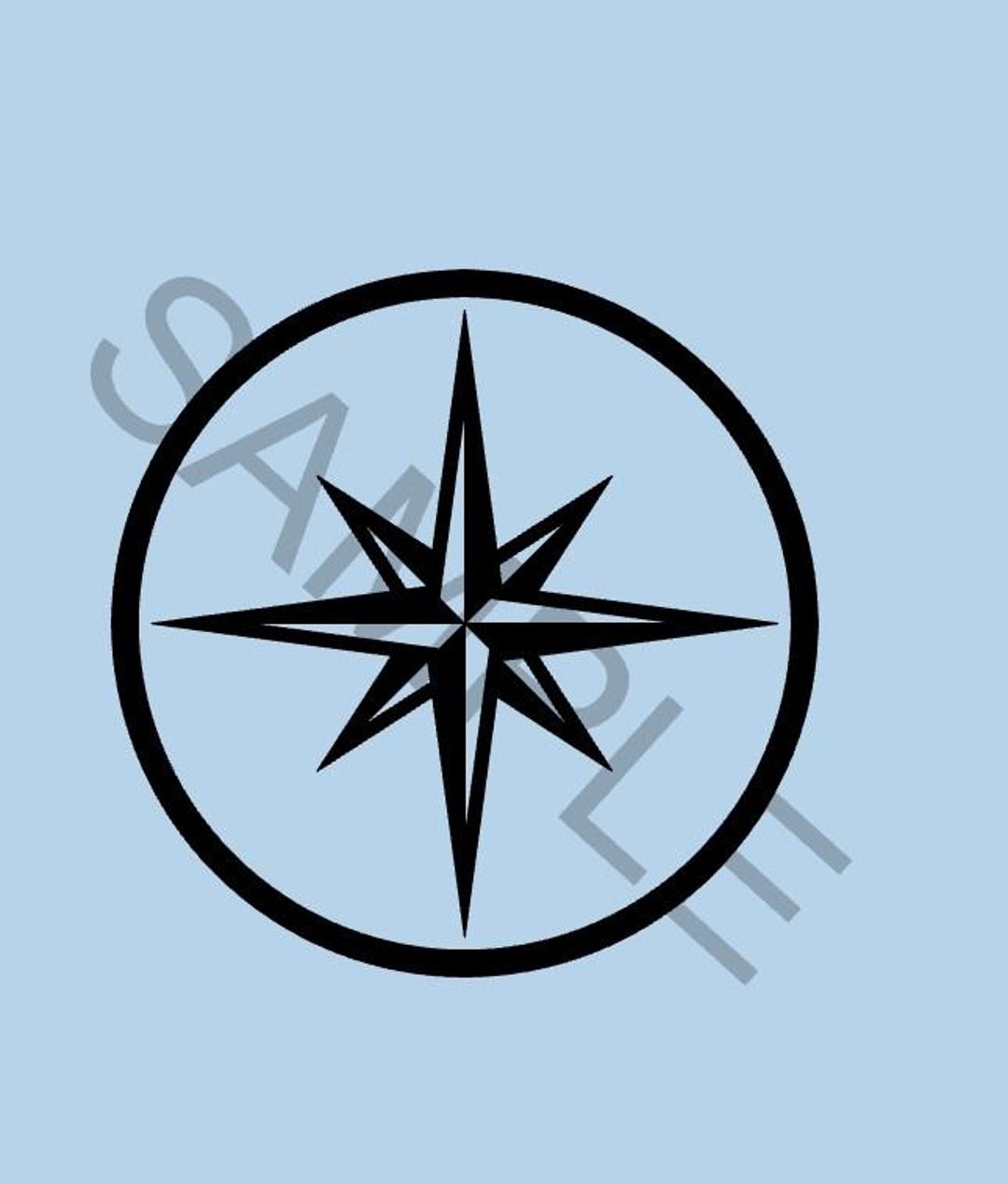 Compass Rose Digital Files - Etsy