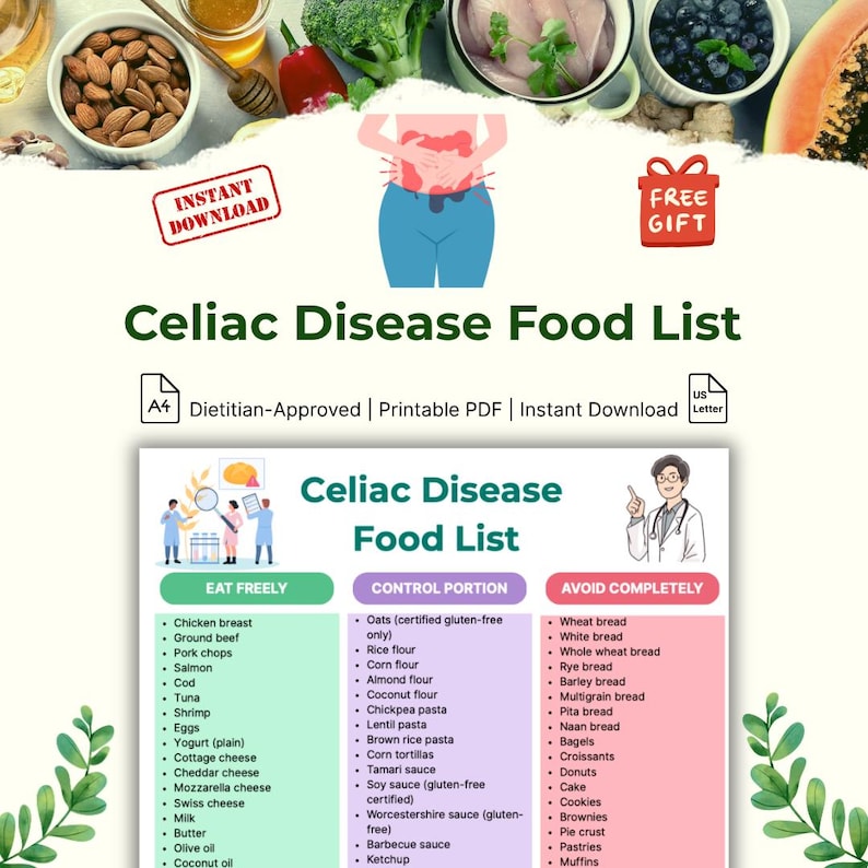 Celiac Disease Food List: Complete Gluten-free Foods Guide - 120 ...