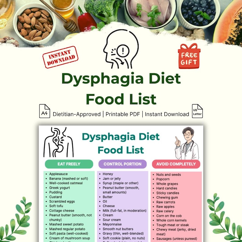 Dysphagia Diet Food List | Soft Food Guide for Difficulty Swallowing ...
