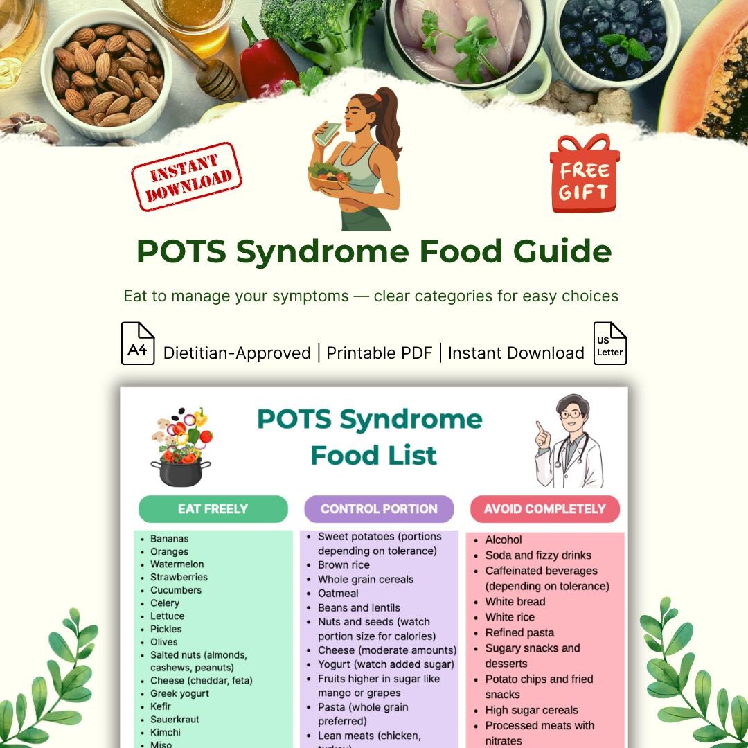 POTS Syndrome Food Guide: Eat Freely, Control Portions, Avoid ...