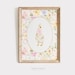 Pink Goose Nursery Wall Art | Duck Gingham Kid's Room Decor | Farm ...