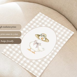 Silly Little Goose Gallery Wall, Set of 3 | Gender Neutral Kid's Room ...