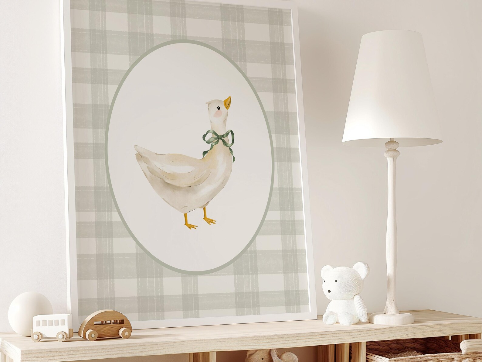 Silly Goose Nursery Wall Art | Farmhouse Kid's Room Decor | Duck ...