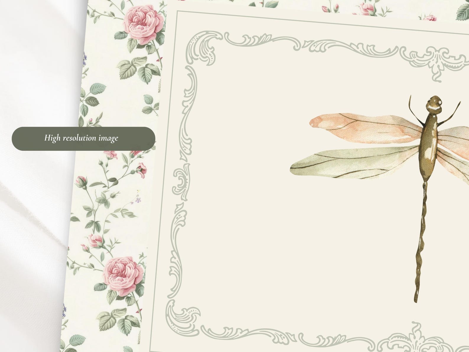 Cottagecore Dragonfly Print for Nursery | Spring and Summer Kid's Room ...