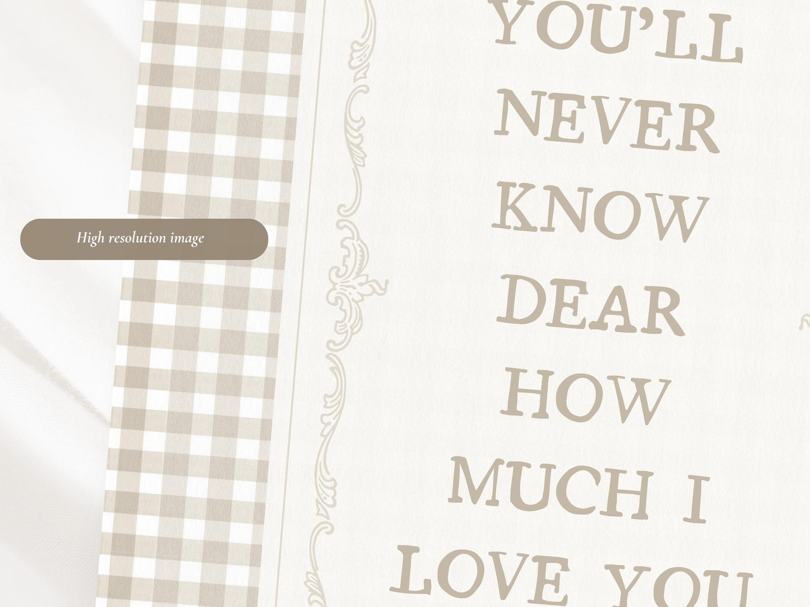You'll Never Know Dear Wall Art Print for Nursery, Farmhouse Kid's Room ...