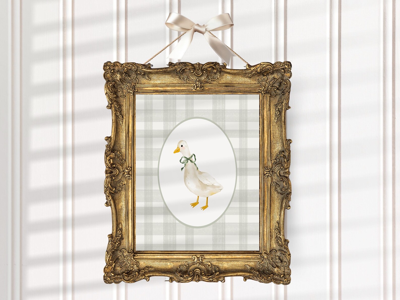 Vintage Silly Goose and Quote Nursery Wall Art Set of 2 | Farmhouse Kid ...