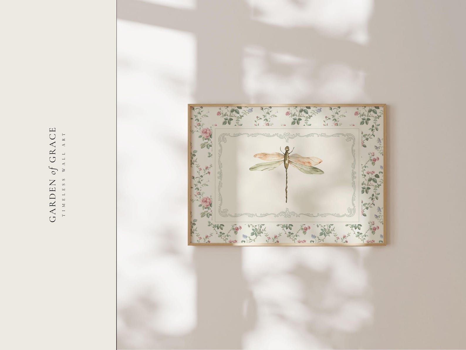 Cottagecore Dragonfly Print for Nursery | Spring and Summer Kid's Room ...