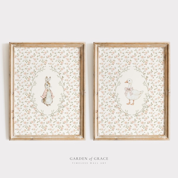 Girl Nursery Goose Art - Etsy UK